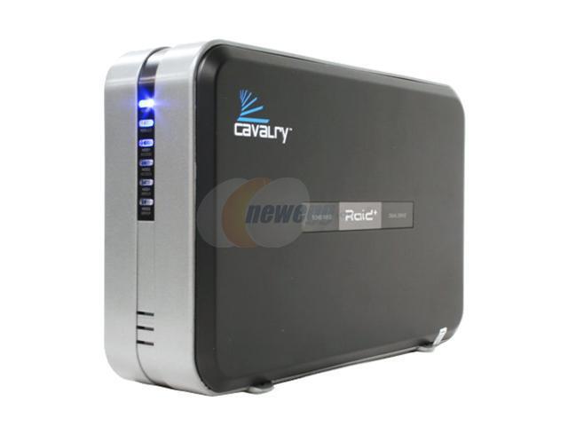Cavalry 2-Bay RAID Disk Array (RAID 1) USB 2.0/FireWire 400/FireWire ...