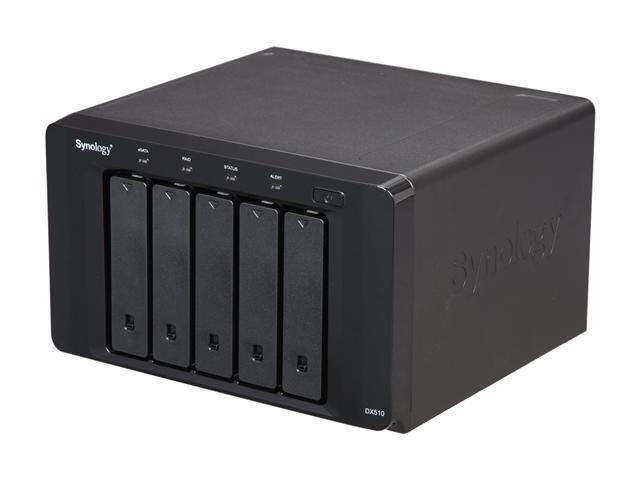 Synology DX510 Expansion Unit for Increasing Capacity of the Synology ...