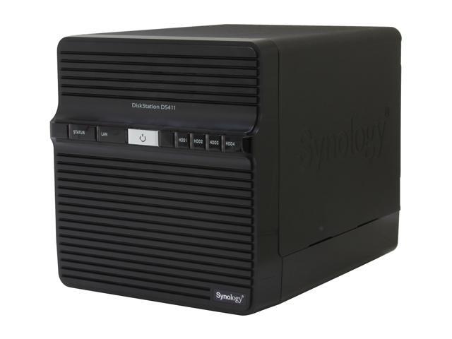 Synology DS411 4-bay NAS Server for Workgroups and Offices - Newegg.com