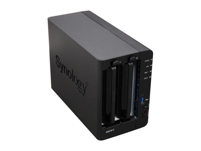 Synology DS216+II 2 Bay Diskless System, Intel Dual Core CPU (2.48 GHz ...