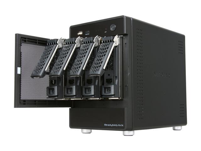 NETGEAR RNDX4000-100NAS ReadyNAS NVX Desktop Network Storage with iSCSI ...
