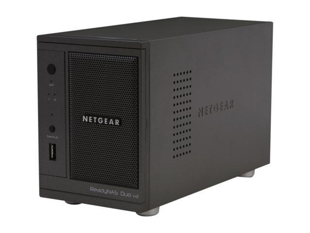 NETGEAR ReadyNAS Duo v2 2-bay (1x1TB) w/ 3 yr warranty (RND2110-200NAS ...