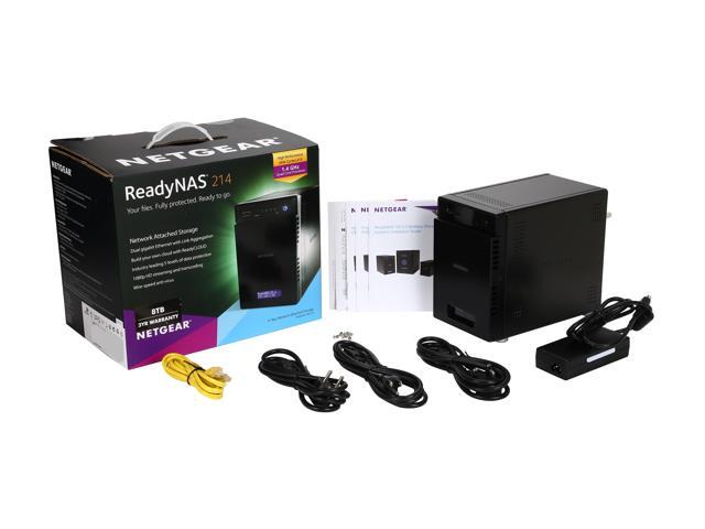 NETGEAR ReadyNAS RN214 4 Bay 8TB Personal Cloud NAS, Desktop & Mobile ...