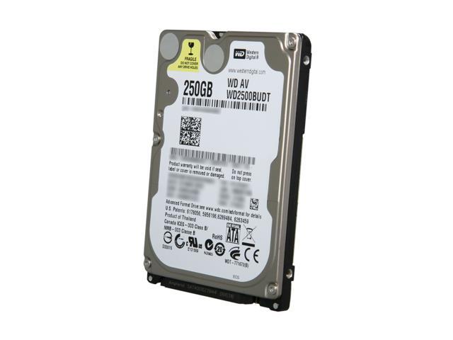 Western Digital WD AV-25 WD2500BUDT 250GB 5400 RPM 32MB Cache SATA 3 ...