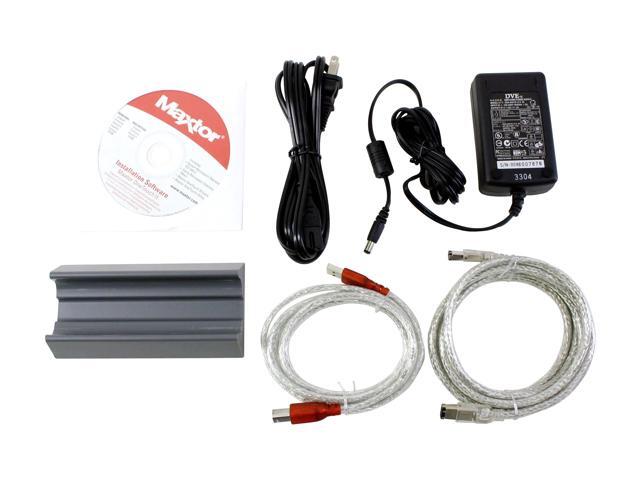 Open Box: Maxtor OneTouch II 300GB USB 2.0 / Firewire400 3.5" External ...