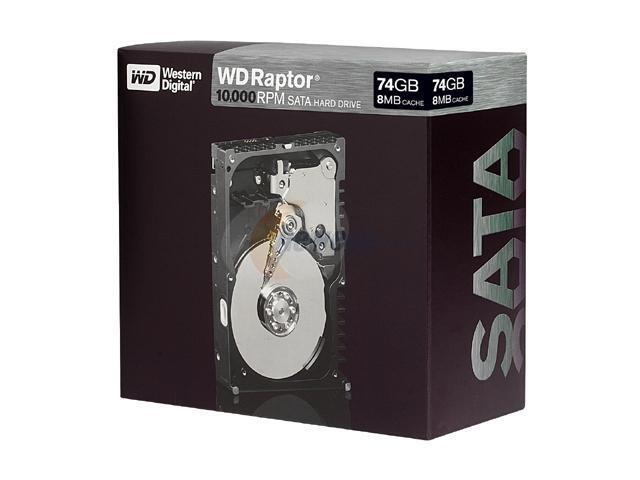 WD Raptor WD740GDRTL 74GB 10000 RPM 8MB Cache SATA 1.5Gb/s 3.5" Hard ...
