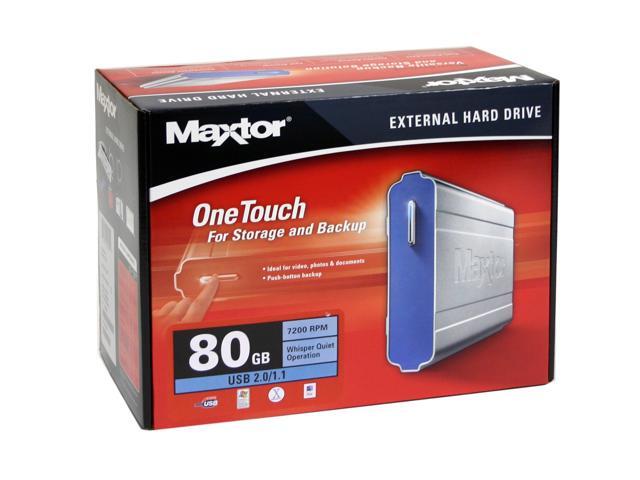 Maxtor OneTouch 80GB USB 2.0 External Hard Drive - Newegg.com