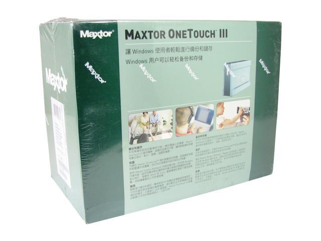Maxtor OneTouch III 500GB USB 2.0 3.5" External Hard Drive - Newegg.com