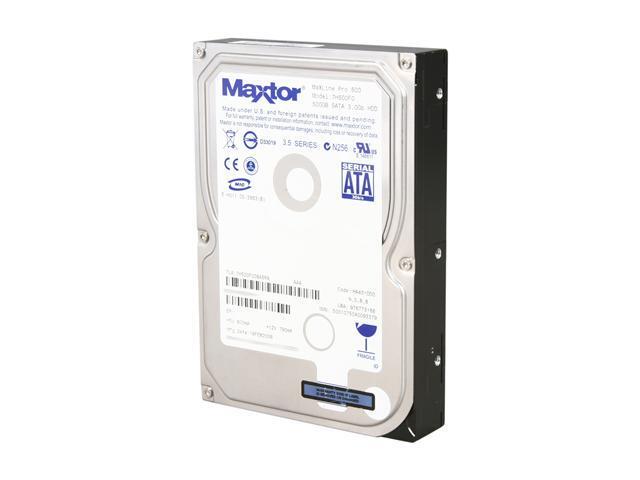 Open Box: Maxtor MaXLine Pro 500 7H500F0 500GB 7200 RPM 16MB Cache SATA ...