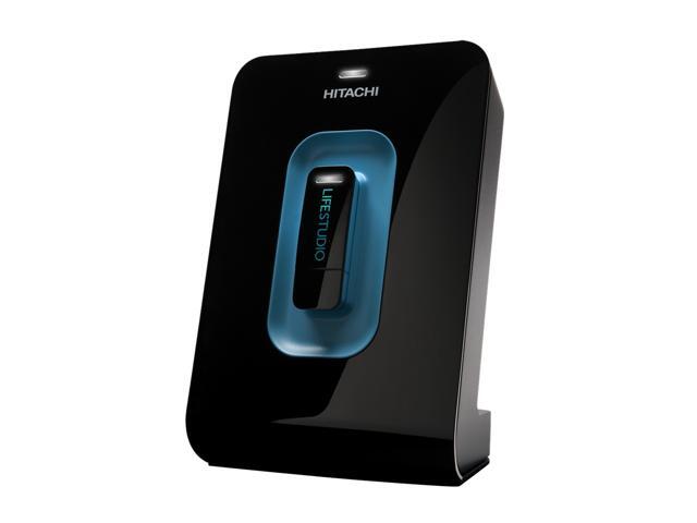 Hitachi GST LifeStudio Plus 2TB USB 2.0 3.5" External Hard Drive Black ...