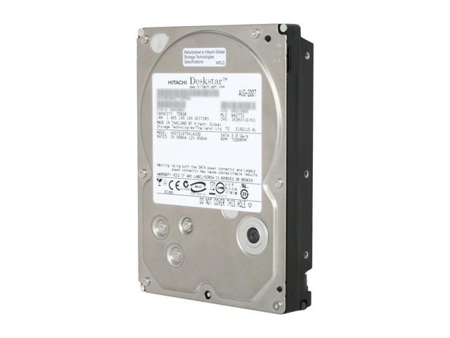 Refurbished: Hitachi GST Deskstar 7K1000 HDD-HDS721075KLA330-NDW-R ...