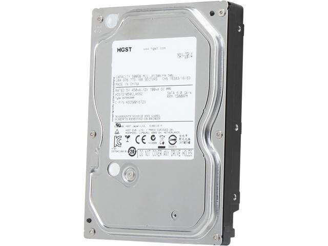Refurbished: HGST Deskstar 7K1000.C HDS721050CLA662 (0F15629) 500GB ...