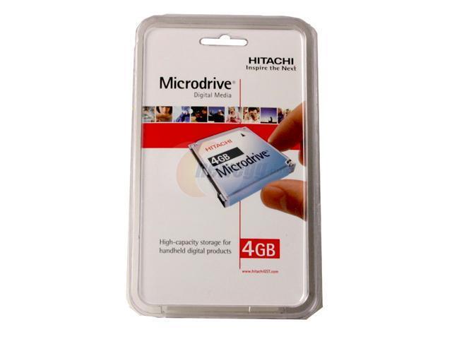 Hitachi GST Microdrive 3K4 digital media HMS360404D5CF00 (MD4GB-BP) 4GB ...