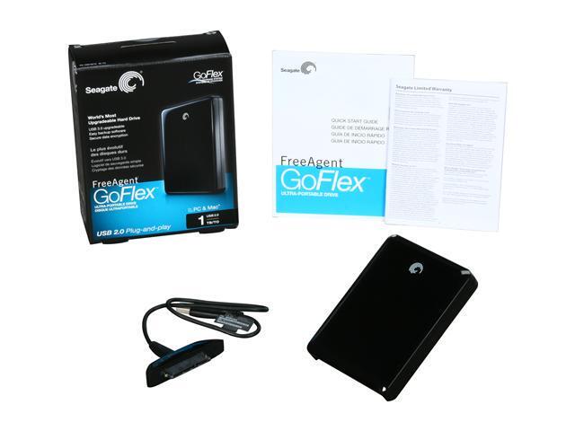 Seagate 1TB FreeAgent GoFlex Ultra-portable Hard Drive USB 2.0 Model ...