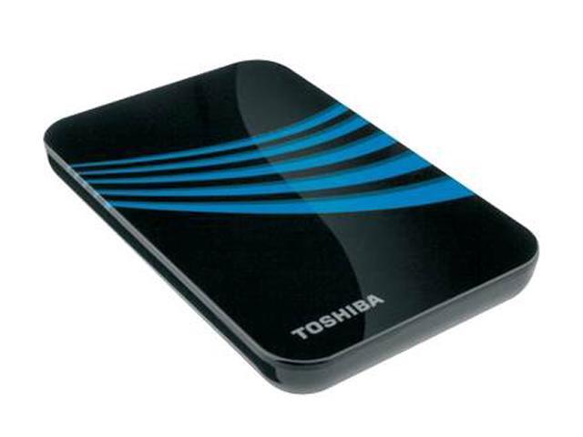 TOSHIBA 400GB USB 2.0 2.5" External Hard Drive Electric Blue/Black ...