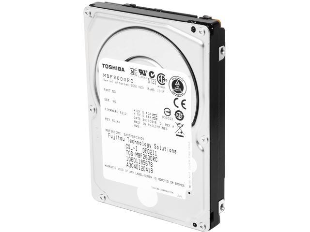 Refurbished: TOSHIBA MBF2600RC 600GB 10000 RPM 16MB Cache SAS 6Gb/s 2.5 ...