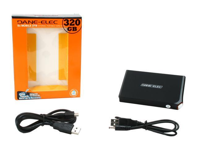 DANE-ELEC SoMobile 320GB USB 2.0 2.5" Portable Hard Drive - Newegg.com