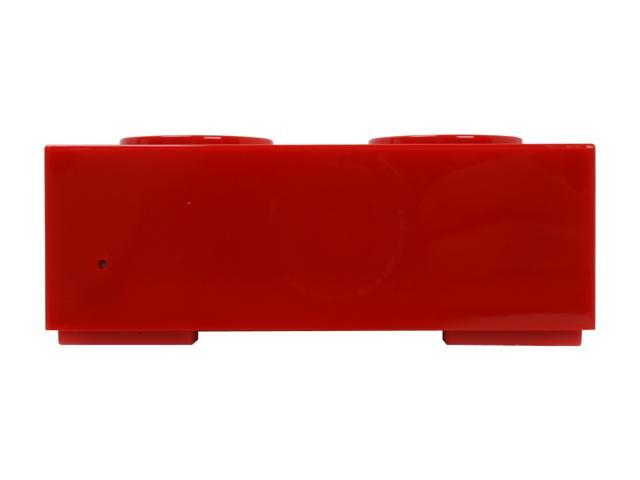 LaCie Brick Desktop 500GB USB 2.0 3.5" External Hard Drive Red - Newegg.com