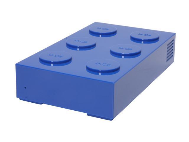 LaCie Brick Desktop 500GB USB 2.0 3.5" External Hard Drive Blue ...