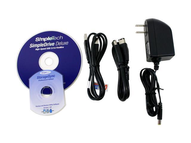 Open Box: SimpleTech SimpleDrive 400GB USB 2.0 / Firewire400 3.5 ...