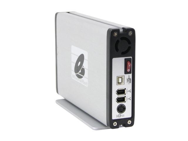 MicroNet 200GB 2x FireWire 400, 1x USB 2.0 3.5" External Hard Drive ...