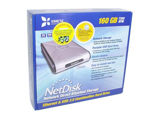 Open Box: XIMETA NDU10-160 Network Hard Drive - Newegg.com