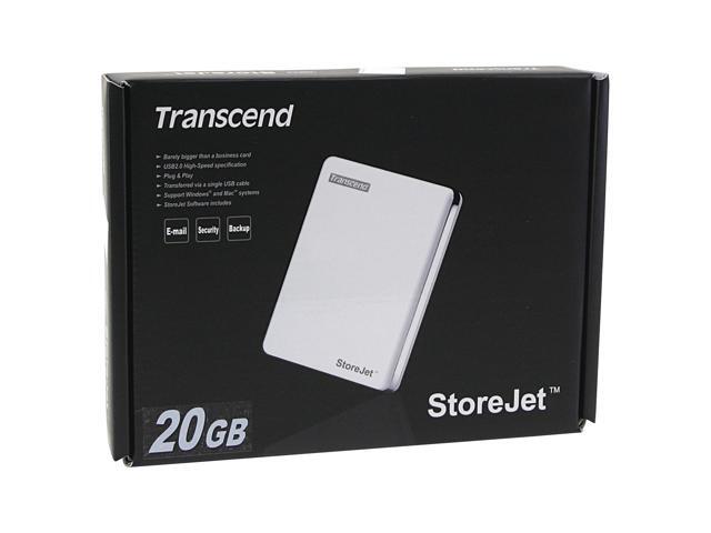 Transcend StoreJet 1.8 20GB USB 2.0 1.8" External Hard Drive - Newegg.com