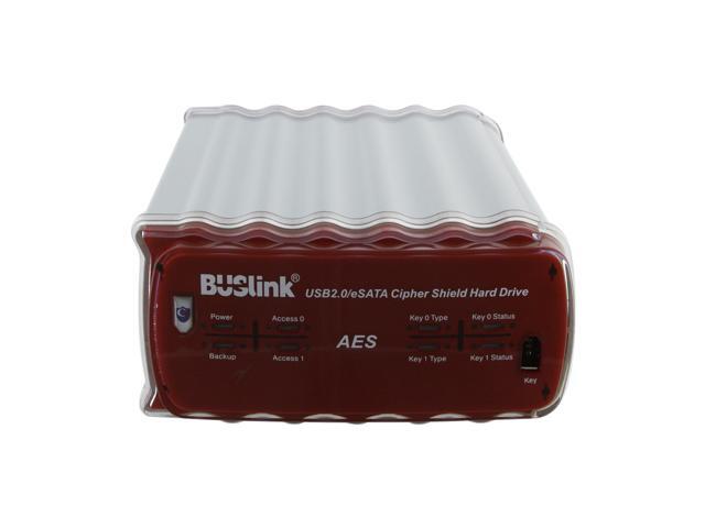 BUSlink 3TB USB 2.0 3.5" 128Bit Encryption External Hard Drive Pre ...