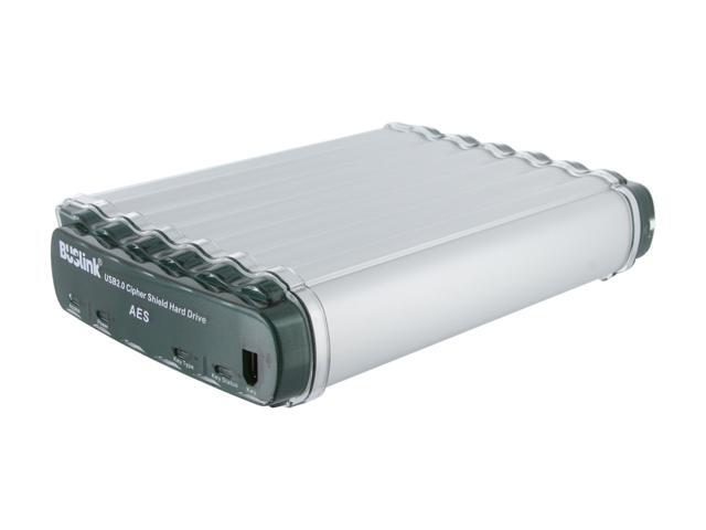 BUSlink 2TB USB 2.0 3.5" CipherShield Hardware Encrypted AES 256-bit ...