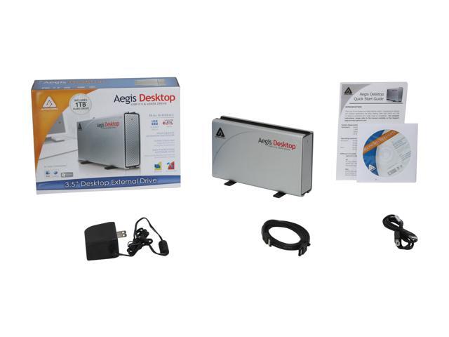 APRICORN Aegis Desktop 1TB USB 2.0 / eSATA 3.5" External Hard Drive ...