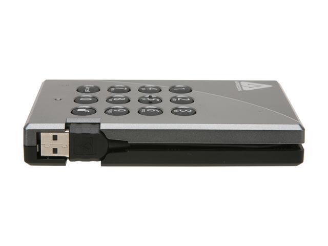 APRICORN 1TB Aegis Padlock External Hard Drive USB 2.0 Model A25-PL256 ...