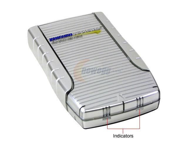 KANGURU QuickSilver 80GB USB 2.0 2.5" External Hard Drive - Newegg.com