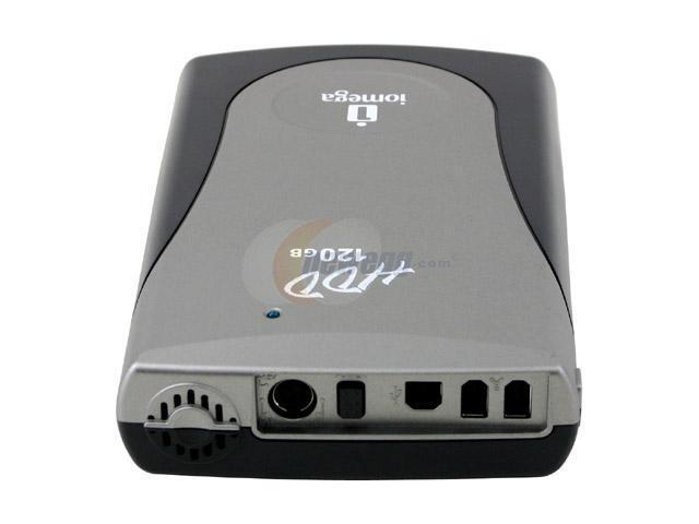 iomega 120GB USB 2.0 / Firewire400 External Hard Drive - Newegg.com