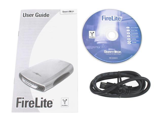 SMARTDISK FireLite 80GB Firewire400 2.5" External Hard Drive - Newegg.com