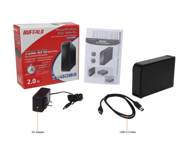 Buffalo 2TB DriveStation Axis Velocity - High Speed External Hard Drive ...