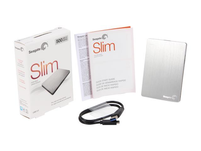 Seagate 500GB Backup Plus Slim Portable Hard Drive USB 3.0 Model ...
