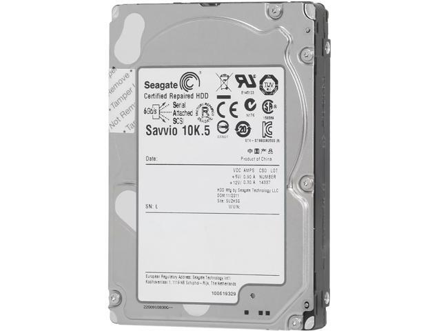 Refurbished: Seagate Savvio 10K.5 ST9900805SS 900GB 10000 RPM 64MB ...