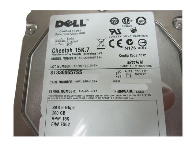 Dell F617N 300GB 15000 RPM 16MB Cache SAS 6Gb/s 3.5" Internal Hard ...