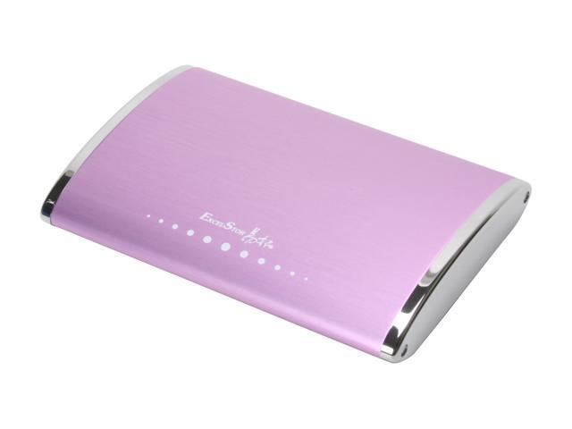 EXCELSTOR GStor Wave 80GB USB 2.0 2.5" External Hard Drive (PURPLE PINK ...