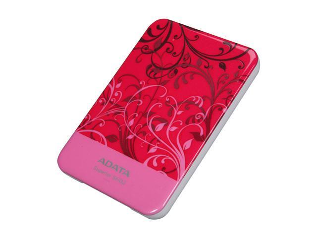 ADATA Superior Series 320GB USB 2.0 2.5" Portable Hard Drive Pink ...