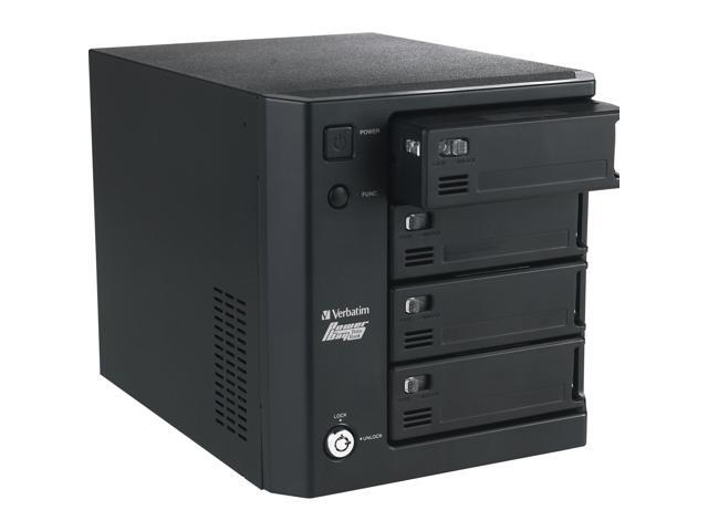Verbatim PowerBay 2TB USB 2.0 / Firewire800 / eSATA Quad RAID w/4 ...