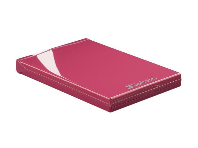 Verbatim Acclaim 500GB USB 2.0 2.5" Portable External Hard Drive Pink ...