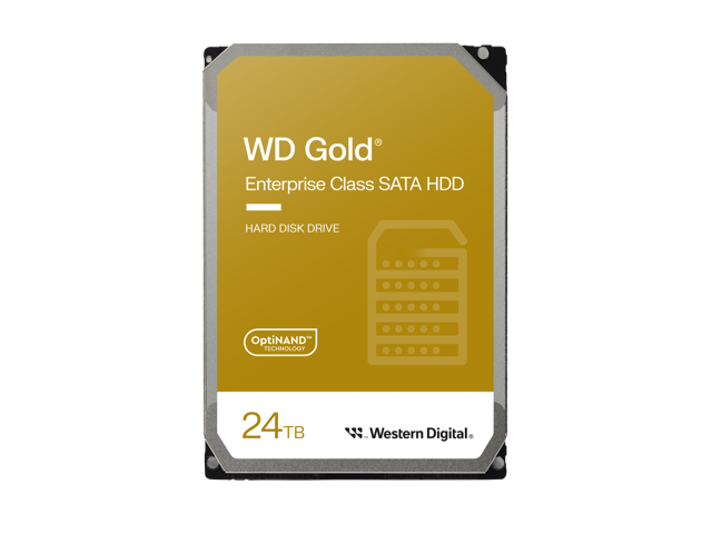 WD Gold 24TB Enterprise Class Hard Disk Drive - 7200 RPM Class SATA 6Gb ...