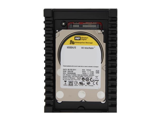 Refurbished: WD WD VelociRaptor WD800HLFS 80GB 10000 RPM SATA 3.0Gb/s 3 ...