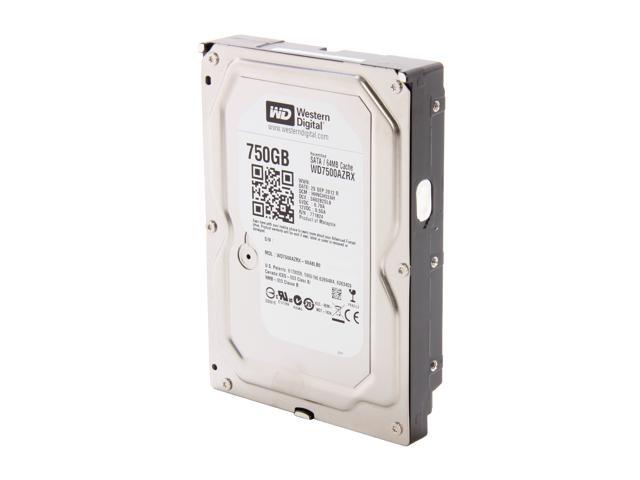 Refurbished: WD WD7500AZRX-FR 750GB 5400 RPM 64MB Cache SATA 6.0Gb/s 3. ...