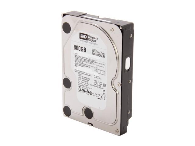 Refurbished: WD WD8000AARS-FR 800GB 5400 RPM 64MB Cache SATA 3.0Gb/s 3. ...