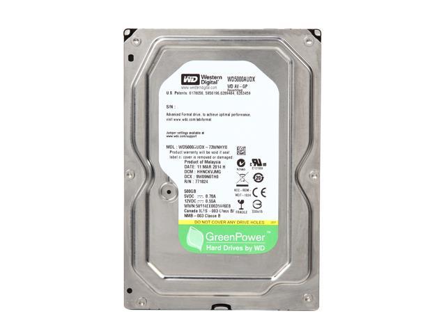 Refurbished: Western Digital AV-GP WD5000AUDX-FR 500GB IntelliPower ...