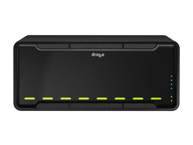 Drobo 8 drive bays 3.5" SATA 1/ SATA II drives 2 x 10/100/1000 Mbsp ...