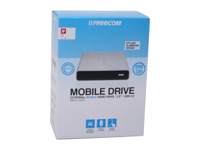 FREECOM Mobile Drive 250GB USB 2.0 2.5" External Hard Drive - Newegg.com