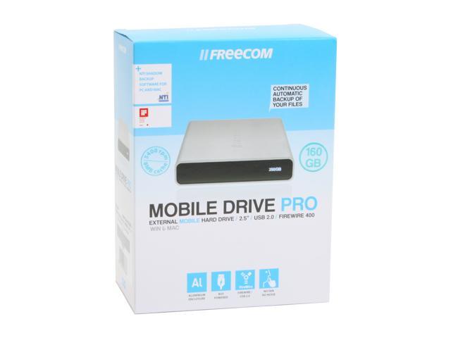 FREECOM Mobile drive PRO 160GB 5400 RPM 2.5" USB 2.0 / Firewire400 ...